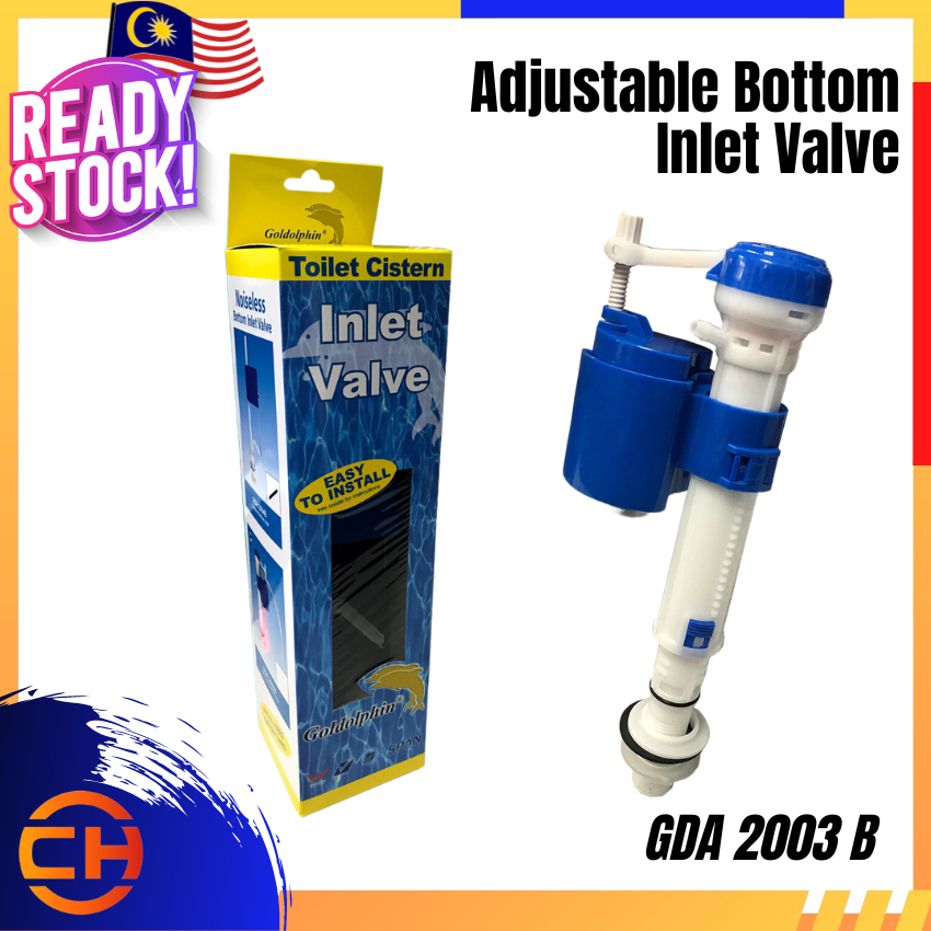 GOLDOLPHIN TOILET CISTERN ADJUSTABLE BOTTOM INLET VALVE - GDA2003B ...