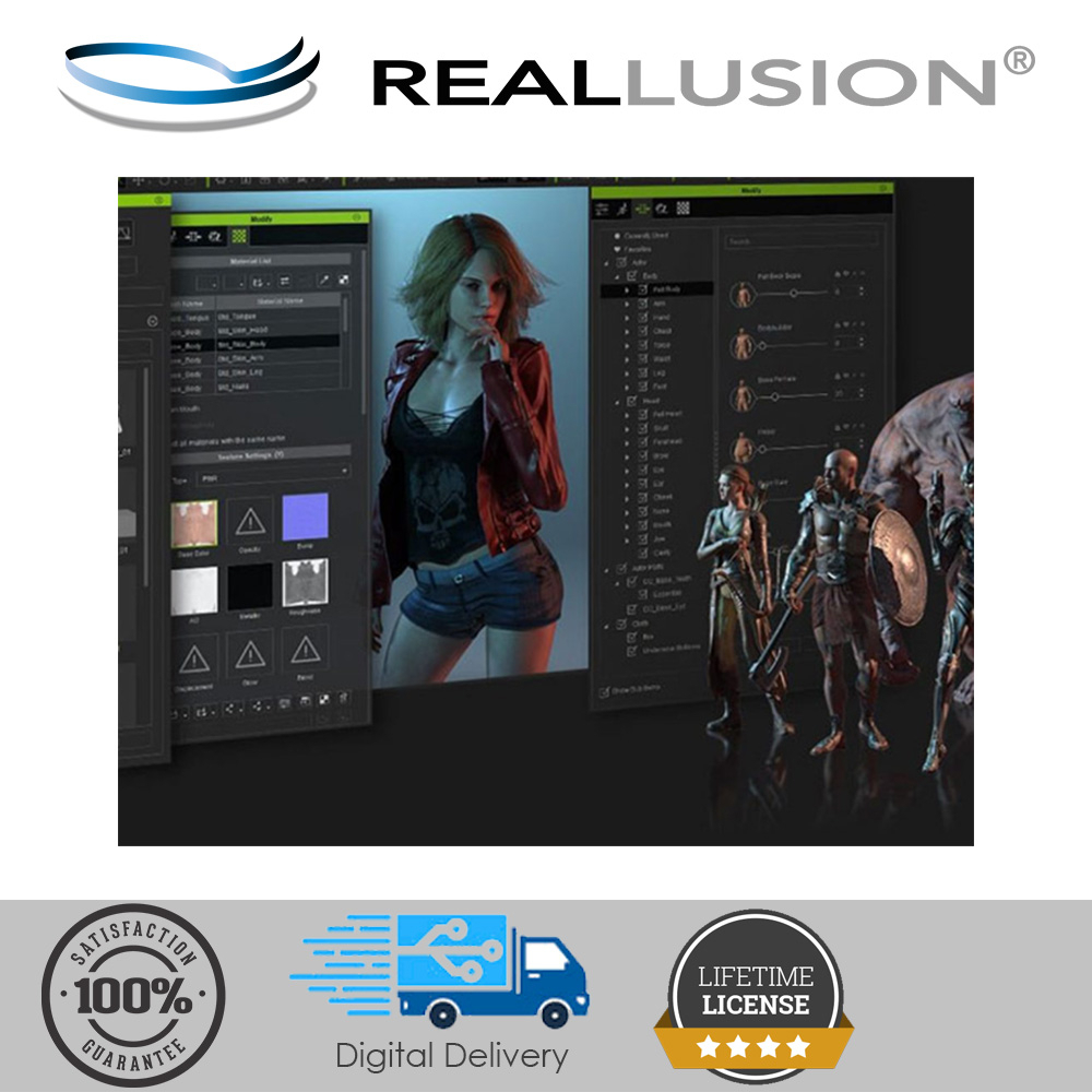 Reallusion 2023 Cartoon Animator/ iClone/ 3DXchange/ Charactor Creator ...