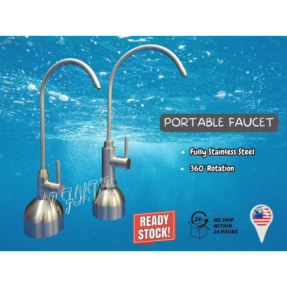 Portable faucet SUS 304 stainless steel / Drinking filter faucet/ Water ...
