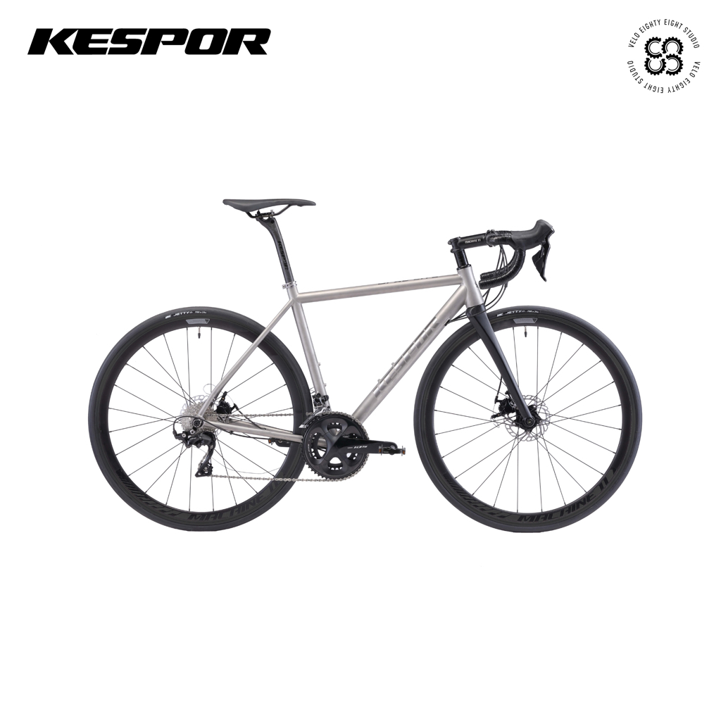 Kespor Ti Lite Titanium Road Bike with Alloy Wheelset Shimano 105 R7000 ...