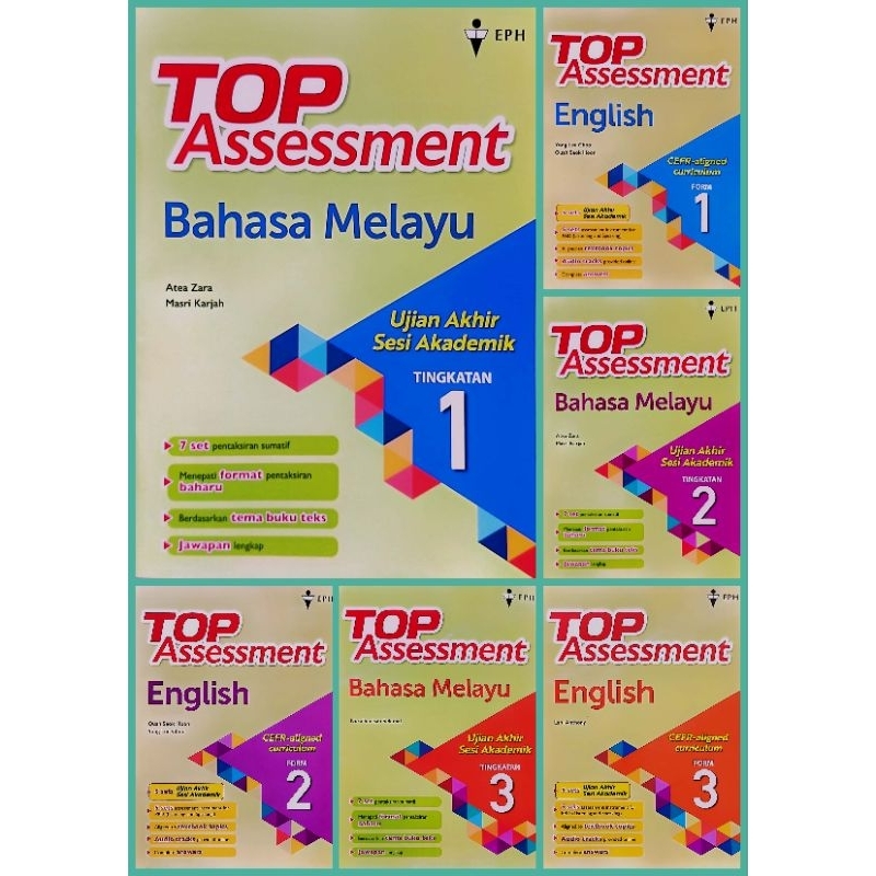 BUKU LATIHAN UASA - TOP ASSESSMENT BAHASA MELAYU / ENGLISH TINGKATAN 1. ...
