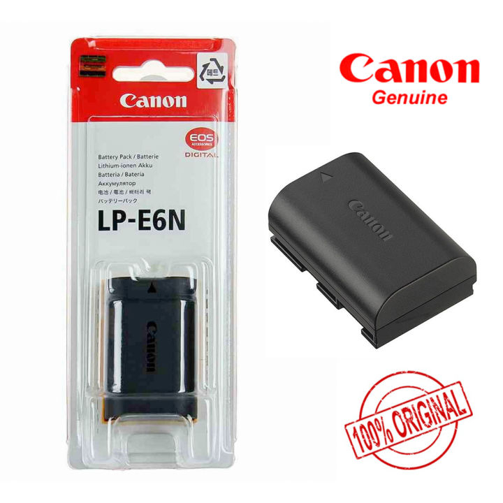 Genuine Canon LP-E6N Lithium-Ion Battery Pack for Canon EOS 5DII, 5dIII ...