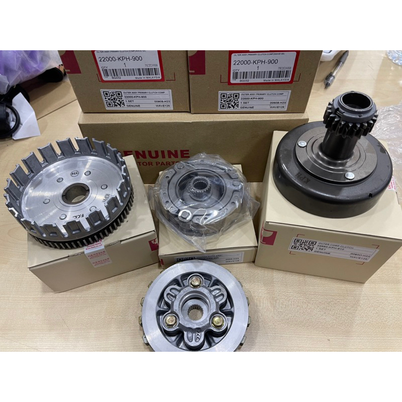 HONDA WAVE 125 CLUTCH OUTER PRIMARY CLUTCH COMP. SET (ORIGINAL HONDA ...