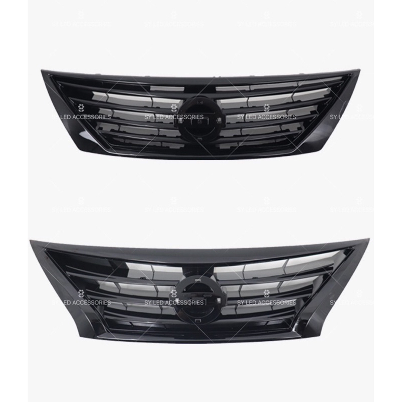 NISSAN ALMERA BLACK FRONT GRILL 2012-2018 GRILLE SARUNG | Shopee Malaysia