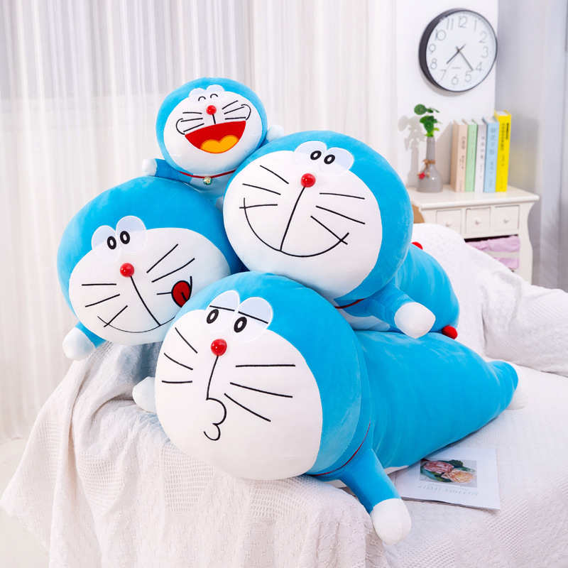 Long Bolster Doraemon Soft Stuffed Toy Sleeping Pillow Plush Birthday ...