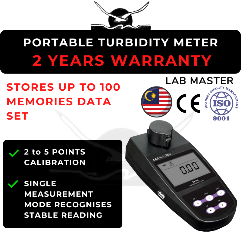 LAB MASTER/MALAYSIA Portable Turbidity Meter with FREE Calibration ...