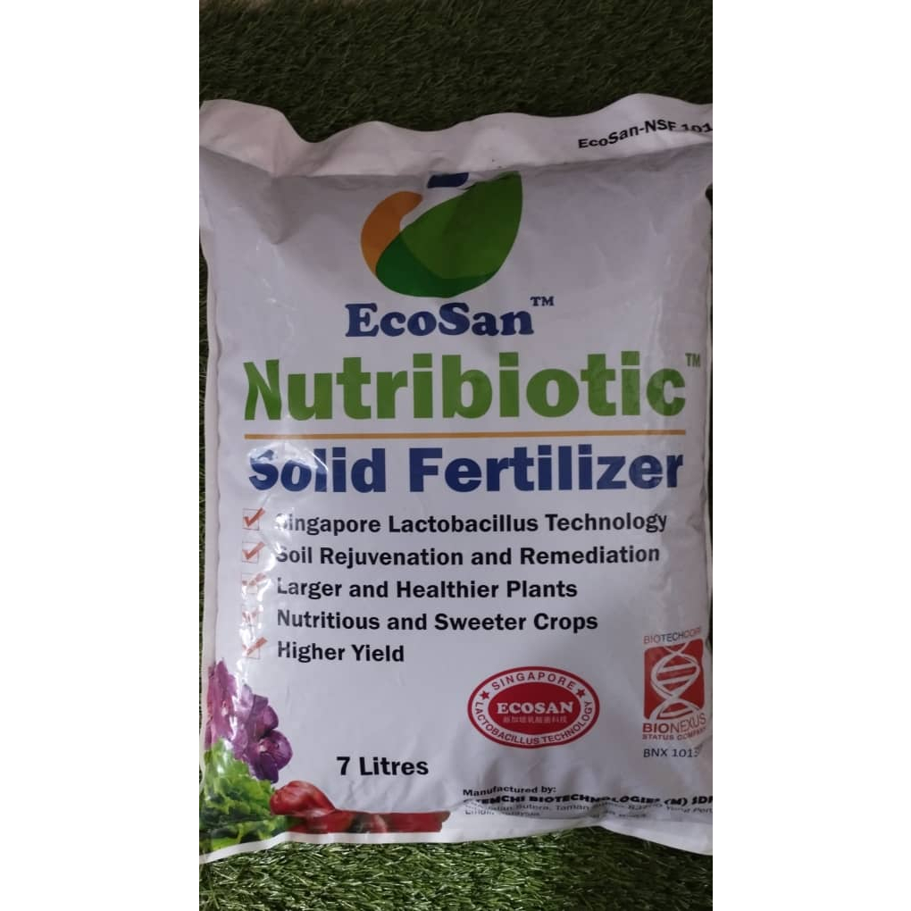 ECOSAN NUTRIBIOTIC SOLID FERTILIZER (POWDER FORM) DIRECT APPLY ,NO HARM ...