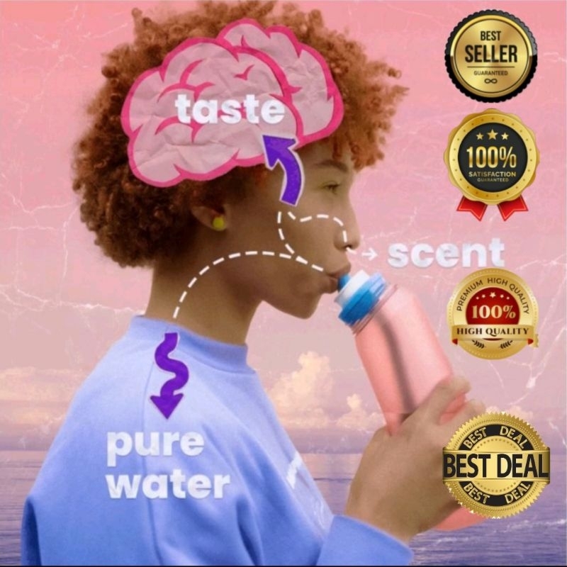 Latest Fitness Technology by Scent: Water Bottle + Flavoured Pod tricks ...