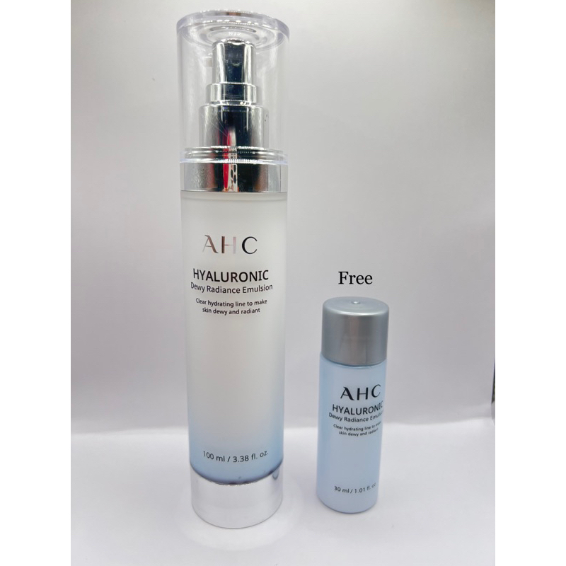[Stock Ready] AHC Hyaluronic Dewy Radiance Emulsion 100ml [free 30ml] | Shopee Malaysia