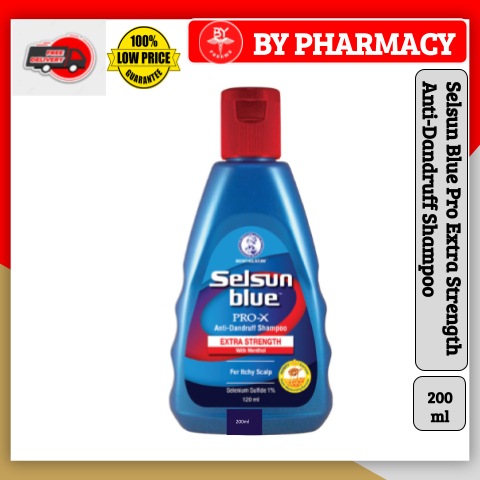 Selsun Blue Pro Extra Strength Anti-Dandruff Shampoo 120ml [Anti ...