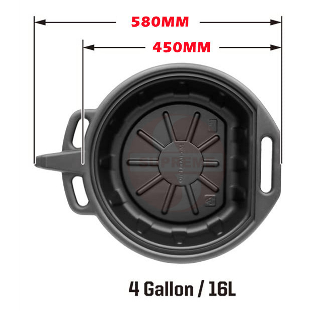 S2U Plastic Oil Drain Pan Waste Engine Oil Collector Tank Gearbox Basin ...