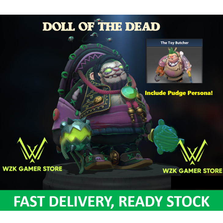 【Instant Stock】DOTA 2 Pudge Persona (Doll Of The Dead) [NO NEED WAIT 7 ...