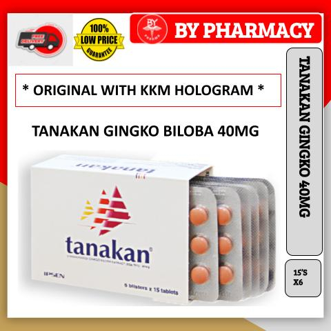 (EXP:2/2026) ORIGINAL Tanakan Ginkgo 40mg (15's x 6) for brain memory ...
