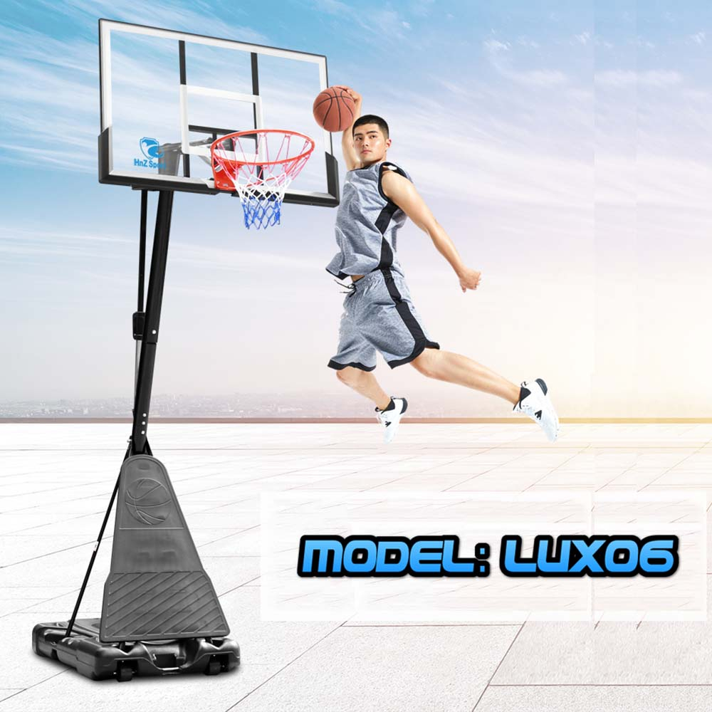 luxury hoop adjustable height basketball hoop hand pull rim board HNZ ...