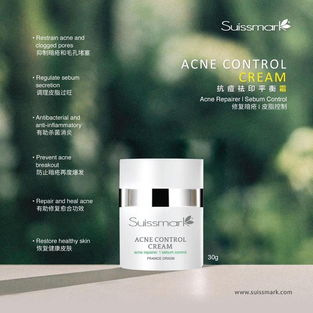 Suissmark Acne Control Cream 30g | Shopee Malaysia
