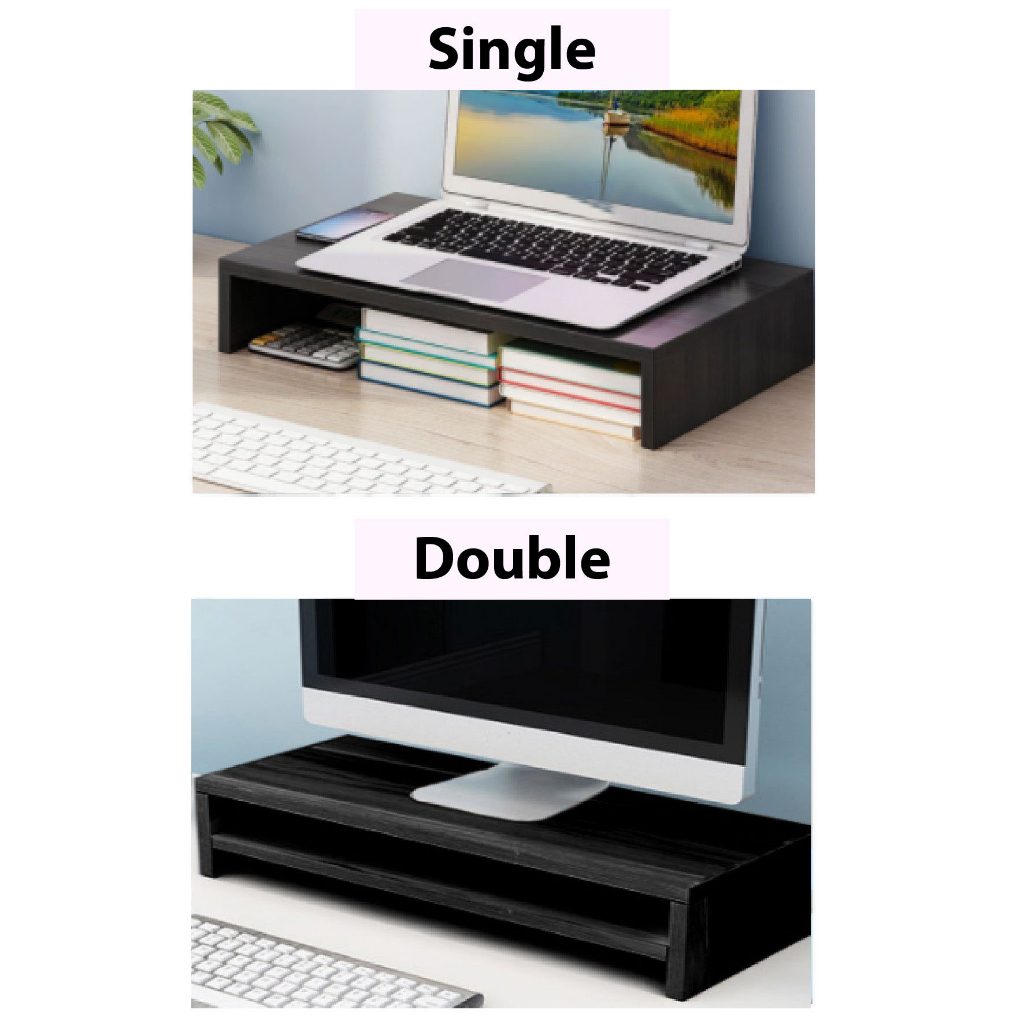 UDC 1/2 Tier Shelf Base Desktop Keyboard Rack Storage Tray Bracket ...