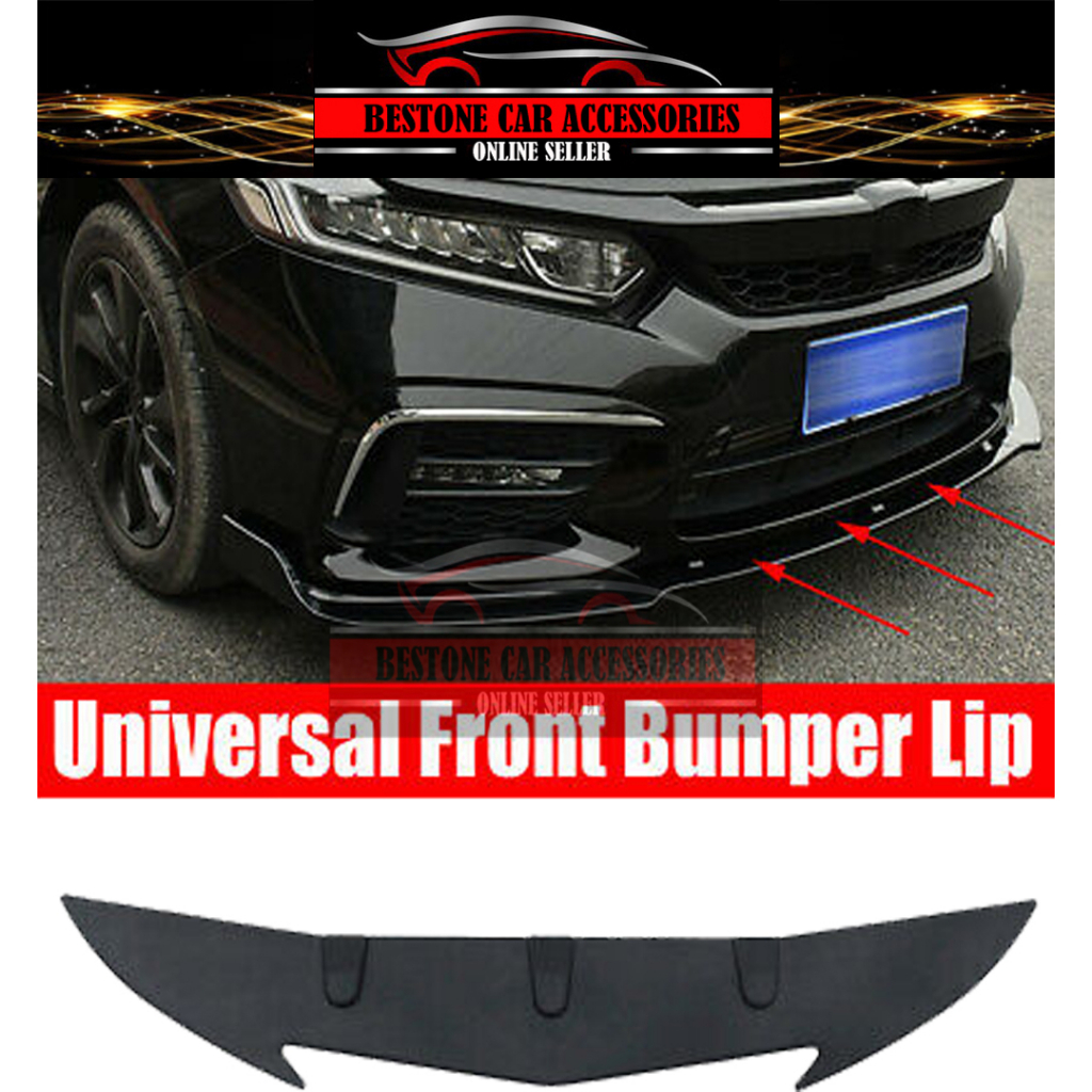 Universal Front Bumper Lip Body Kit Spoiler | Shopee Malaysia