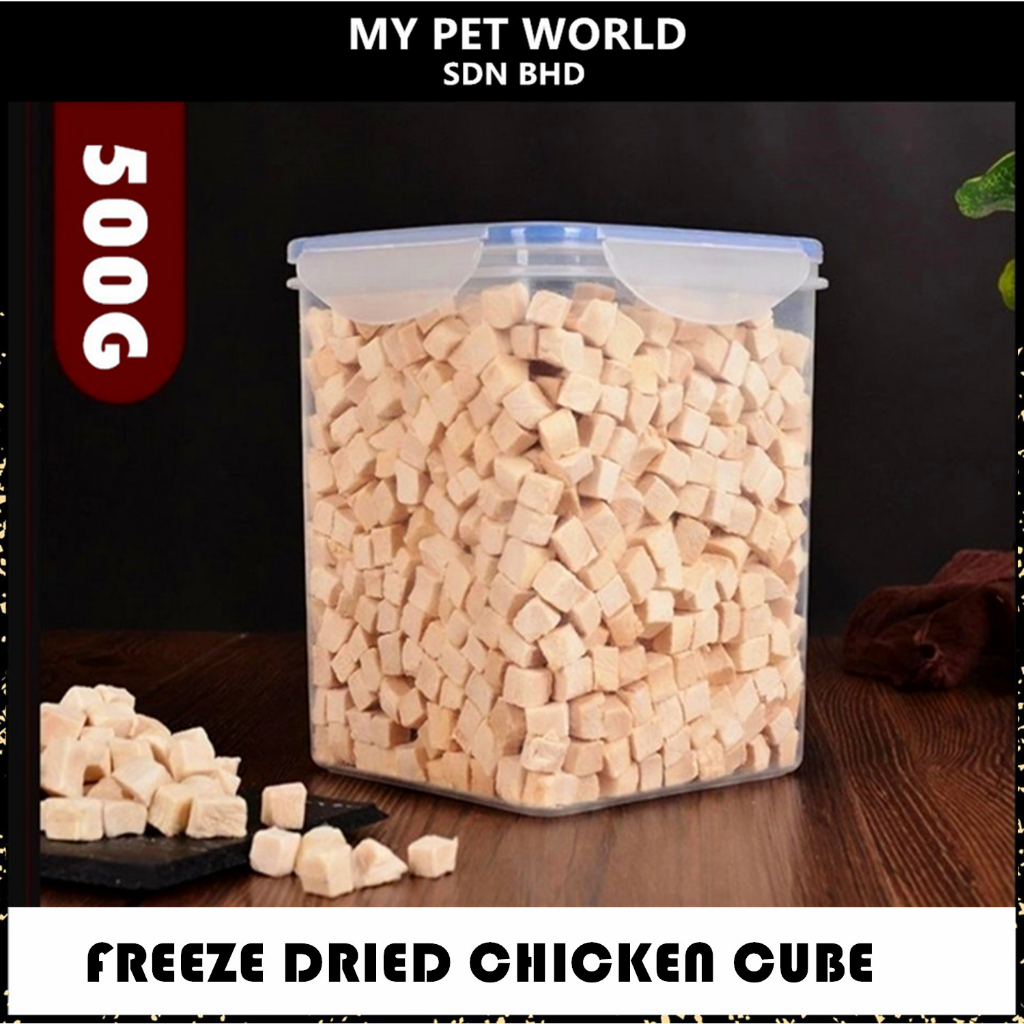 [LUCI] Freeze Dried Chicken Cube Booster Cat Dog Treats Snack 500G ...
