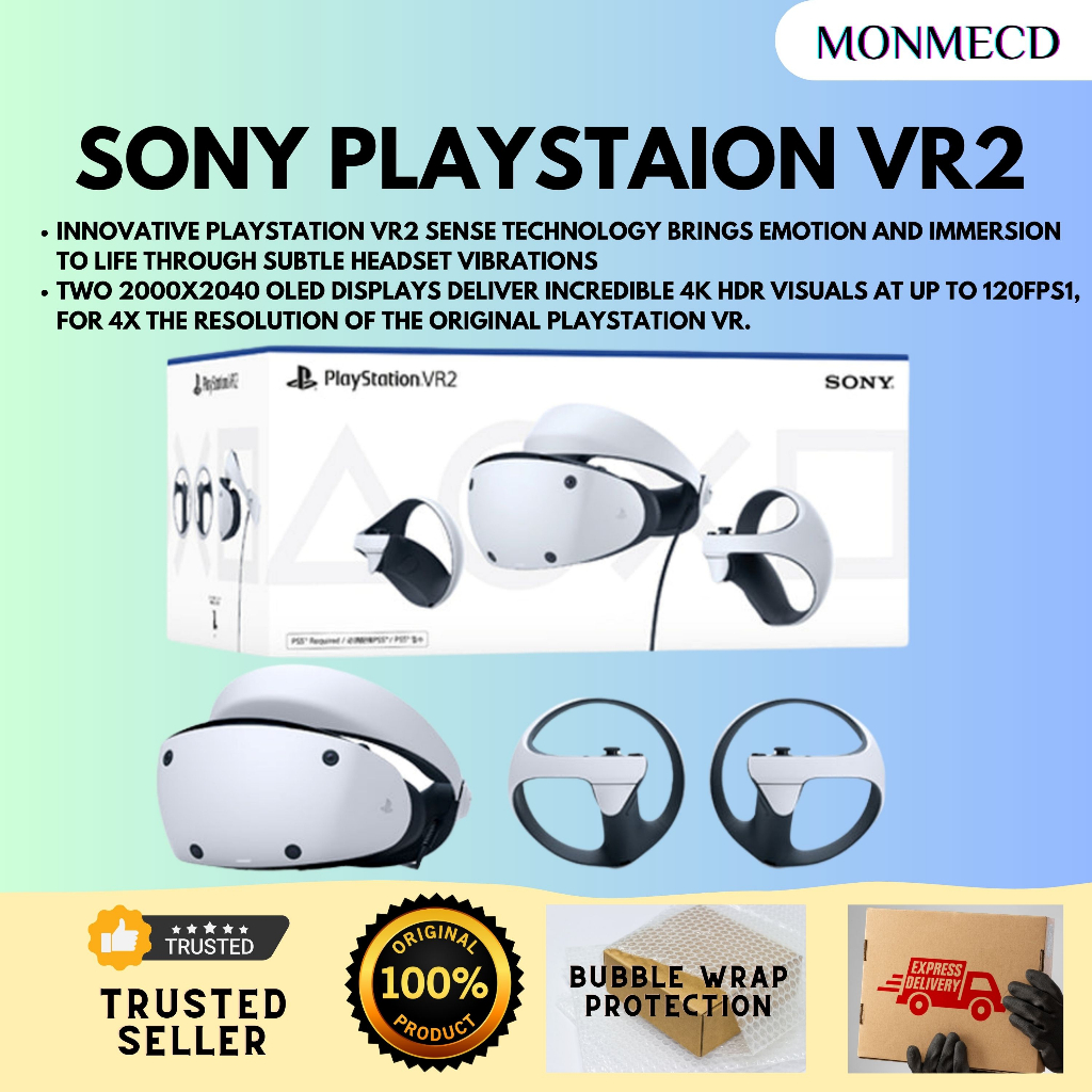 Sony 3D Sound Technology 4K HDR Visual Effects Playstation VR2 ...