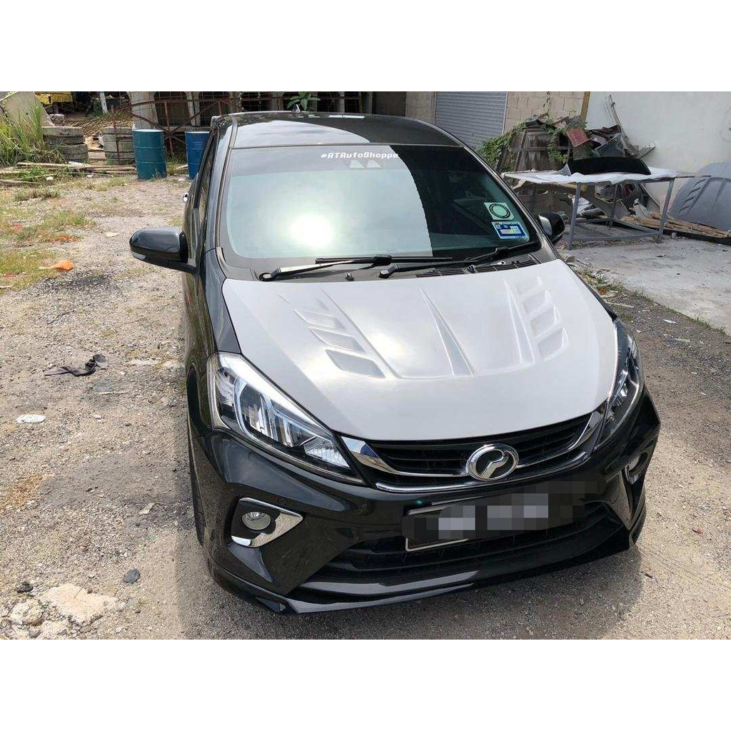 Perodua Myvi 3rd Generation 2018 Mugen RR Bonnet Body Kit Fiber Ready ...