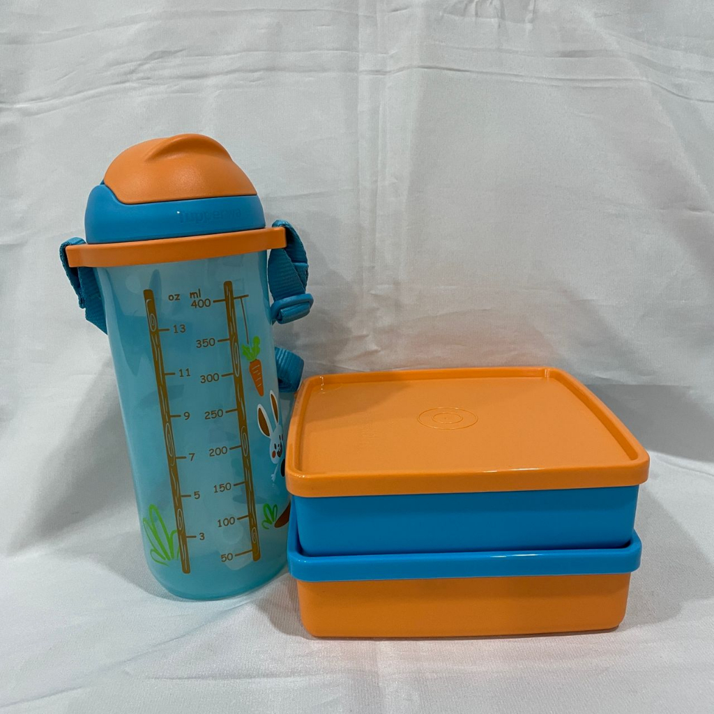 Tupperware Happy Bunny Lunch Set | Shopee Malaysia