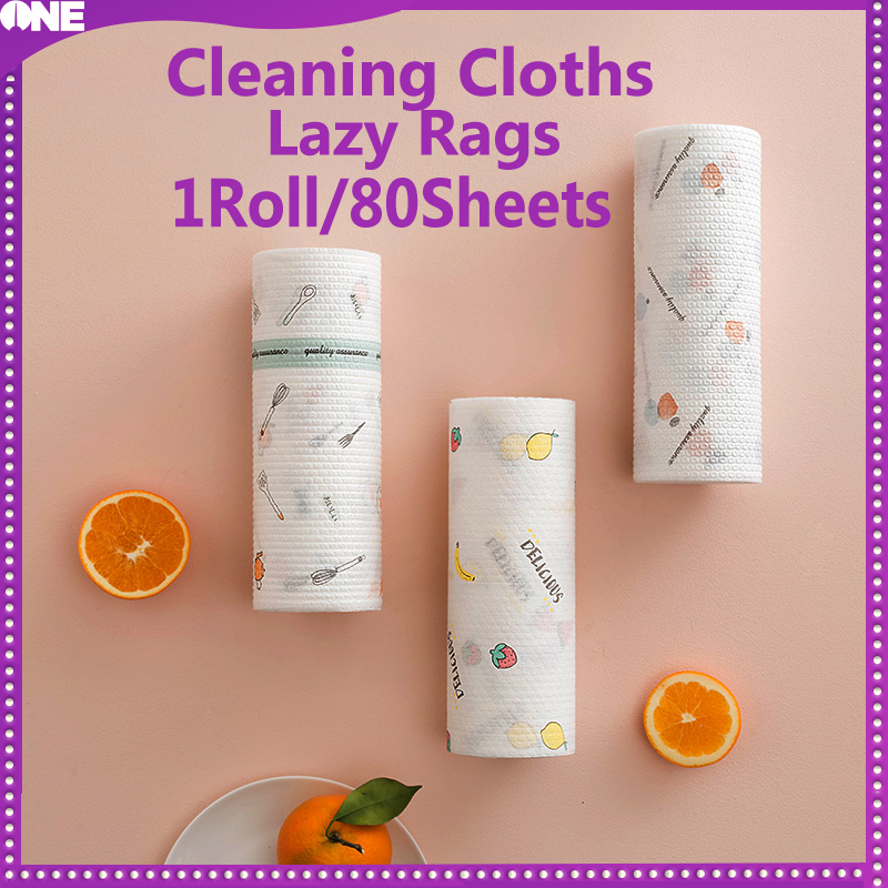 FJONE Dish Paper Towel Cloth Kitchen Tissue Dish Paper Cleaning Cloths ...