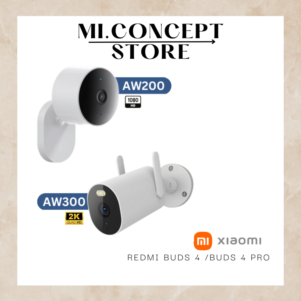 Xiaomi Smart Outdoor CCTV Camera AW200 /AW300 1080P/1296P IP Cam CCTV ...