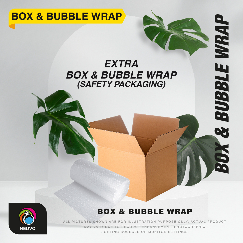 Extra bubble wrap & box for safety packaging | Shopee Malaysia
