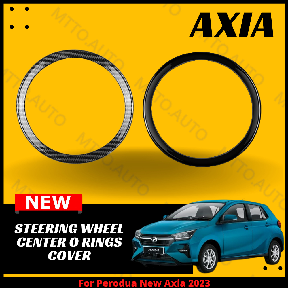 MTTO Perodua New Axia 2023 Interior Steering Wheel O Rings Cover ...