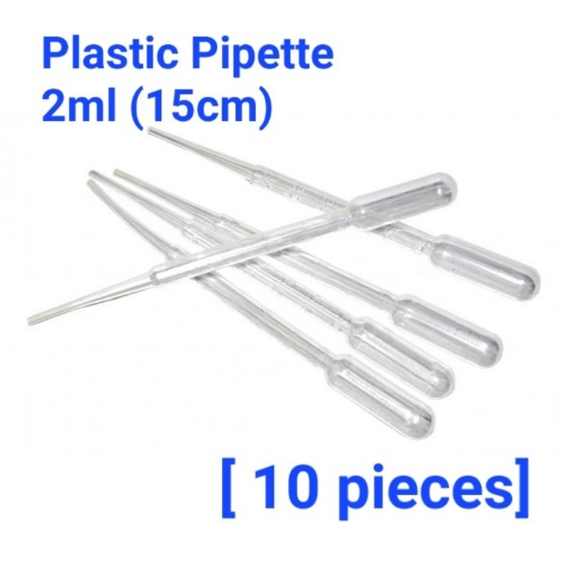 [10 PCS] Plastic Pipette | Pipet plastik | plastic dropper penitis 2ml ...