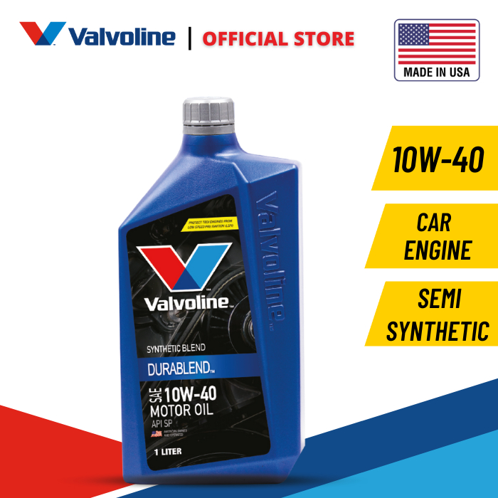 Valvoline Durablend Semi Synthetic Car Engine Oil (1L) SAE 10W-40 ...