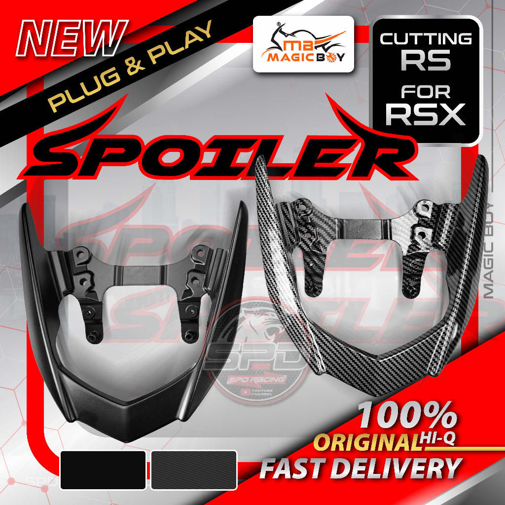 Spoiler PNP (CUTTING RS150) MAGIC BOY for RSX 150 | Shopee Malaysia