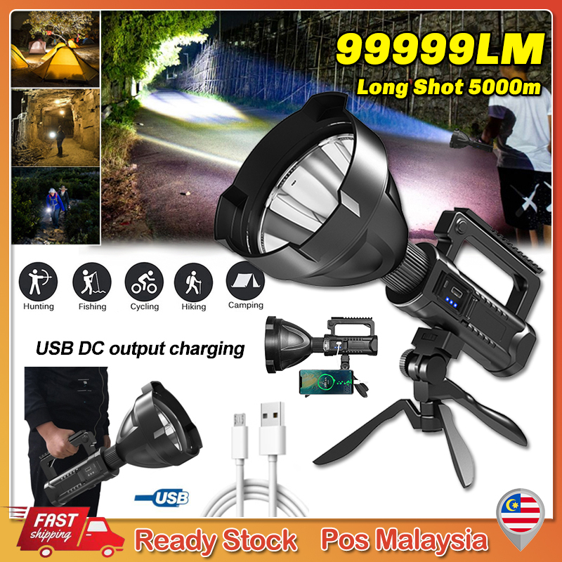 Multifunction Outdoor Floodlight Rechargeable Powerful Led Searchlight ...