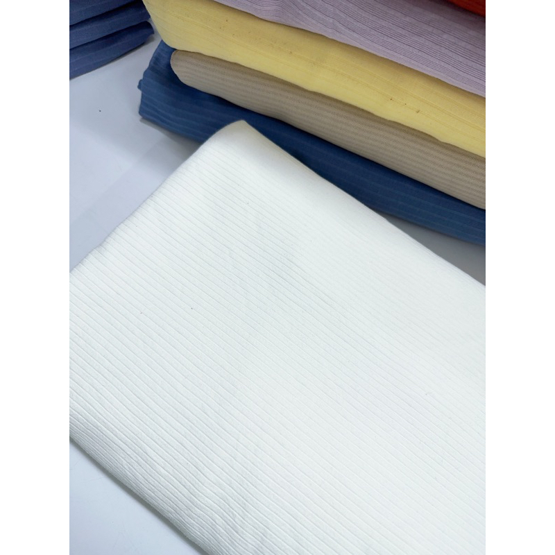 Drop needle fabric cotton ready stock color pilih dalam variation 1kg ...