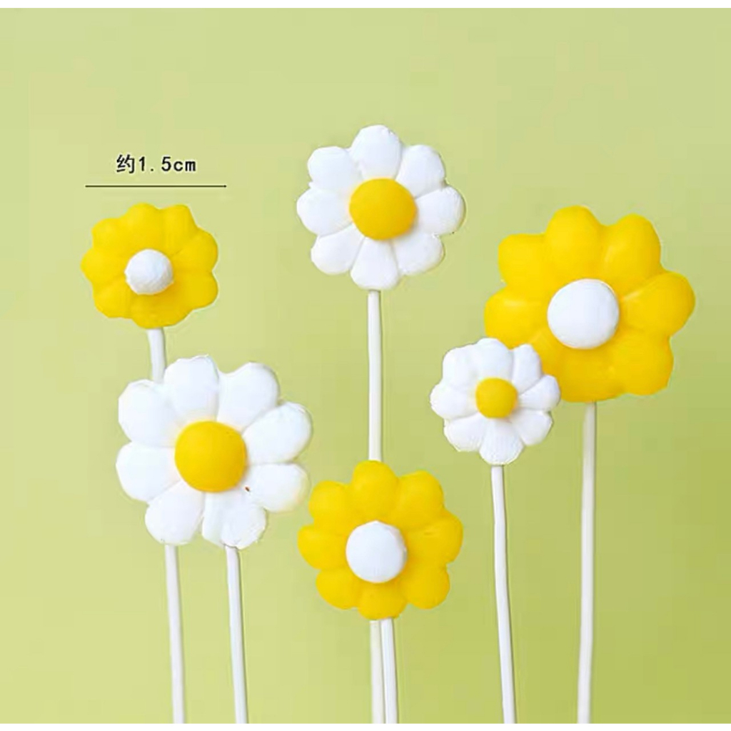 Animals bus rabbit bear pig daisy cake topper | Shopee Malaysia