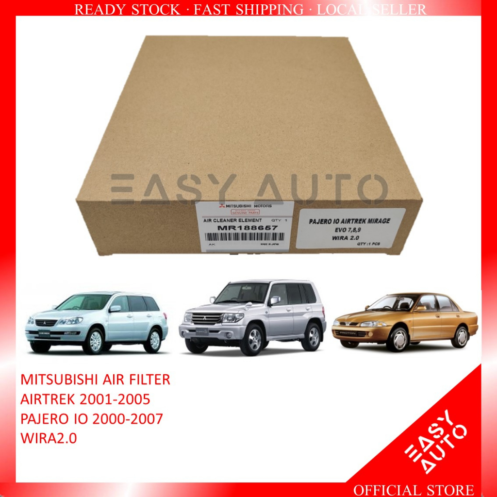 [AIR FILTER] MITSUBISHI WIRA 2.0- MR188657 AIRTREK / PAJERO IO | Shopee ...