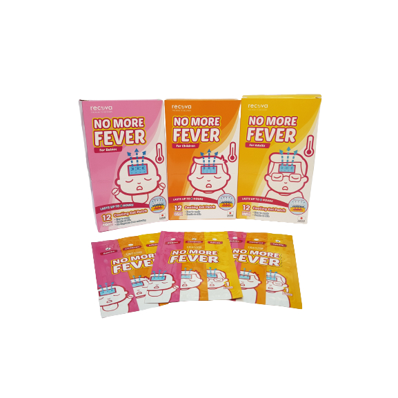 Recova No More Fever (For Babies / Children / Adults) 12 patches – The ...