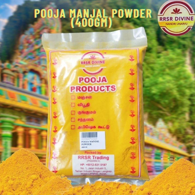 RRSR POOJA MANJAL POWDER (400GM)/(200GM) | Shopee Malaysia