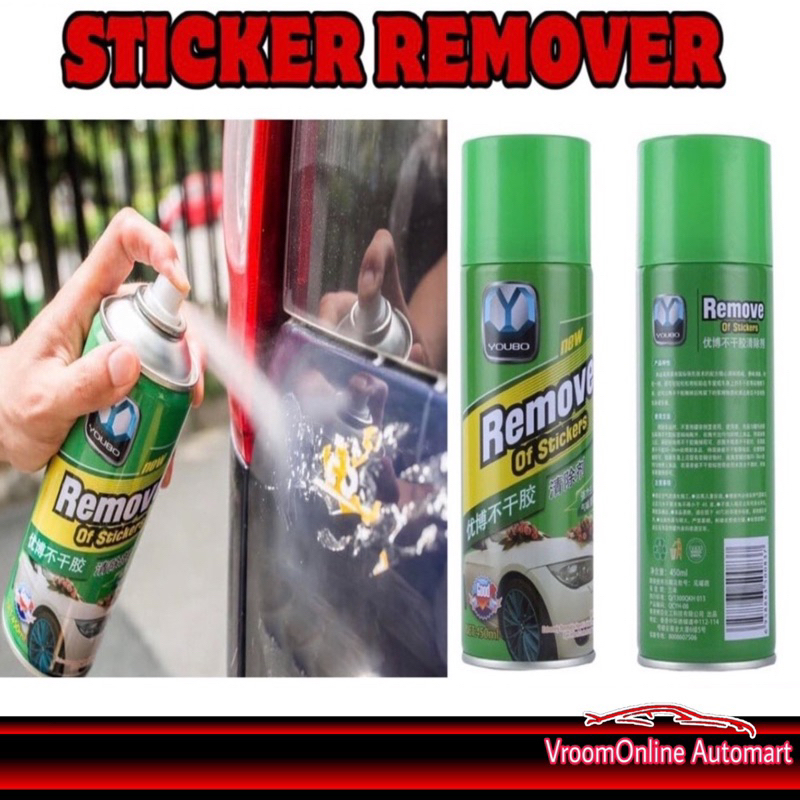 Youbo Sticker Remover Spray Remove Sticker Double Tape Road tax Spray ...