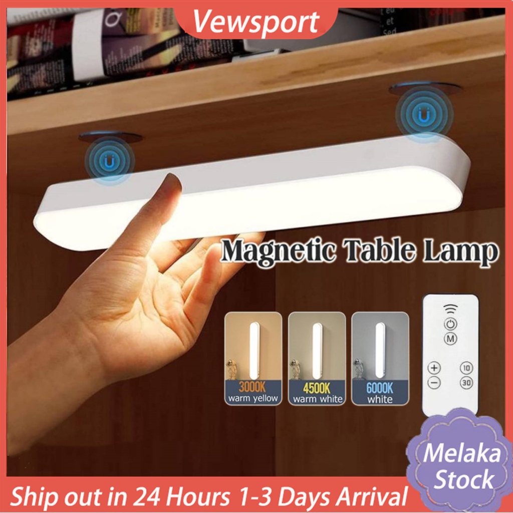 LED Table Lamp USB Chargeable Hanging Magnetic Desk Lamp Eye-Protect ...