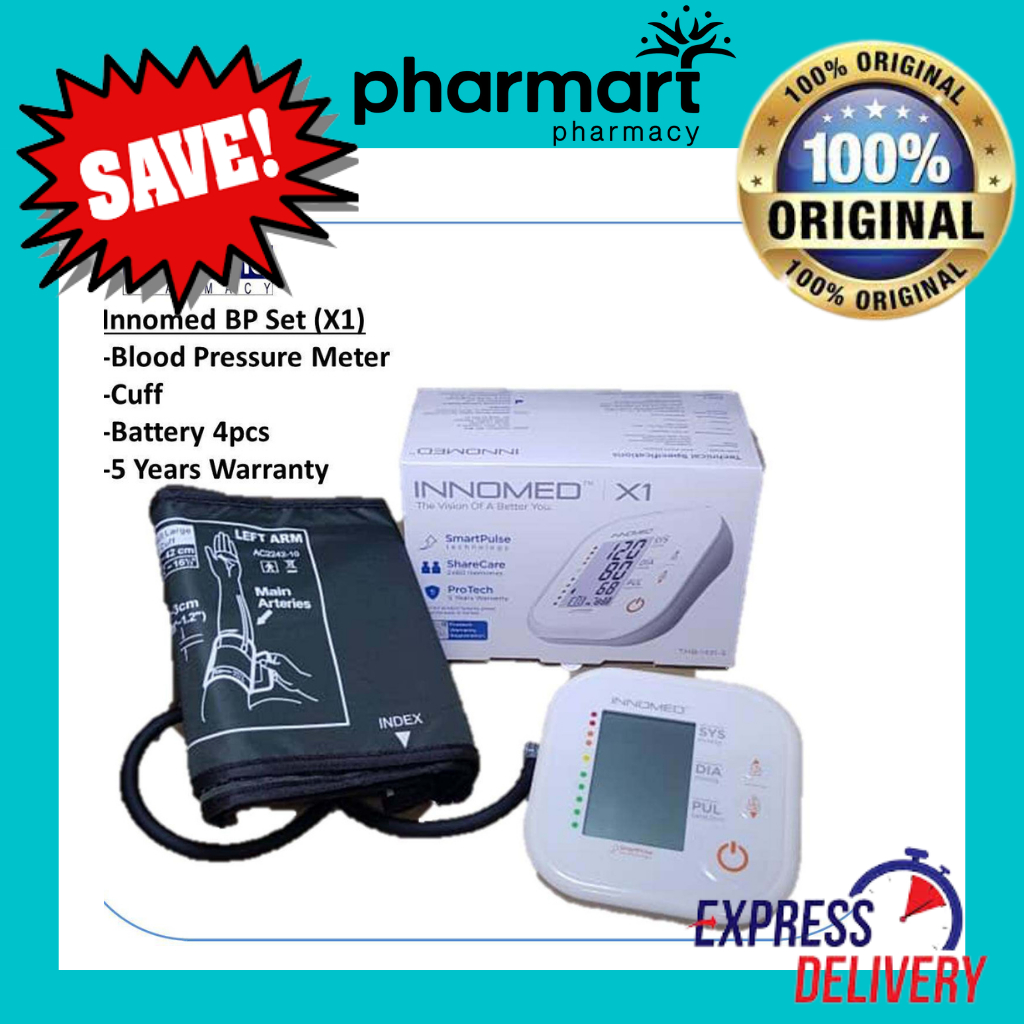 Innomed X1 Blood Pressure Monitor ( 5 years Warranty ) | Shopee Malaysia
