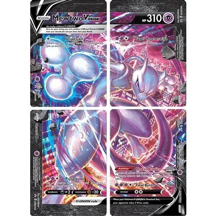 Mewtwo V-UNION / Promo / SWSH159 - SWSH162 / English Sword & Shield ...