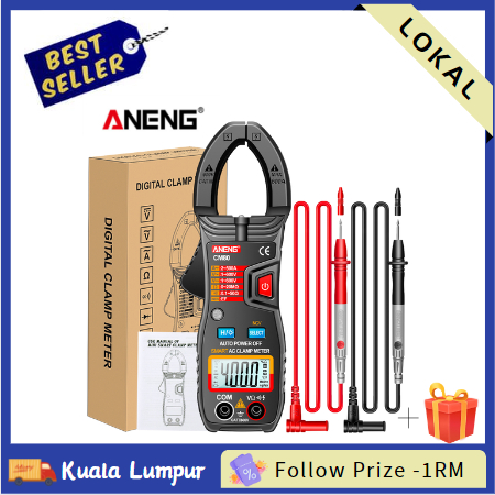 [Ready Stock - mall] ANENG CM80 Clamp Meter Clamp Type Multimeter 4000 ...