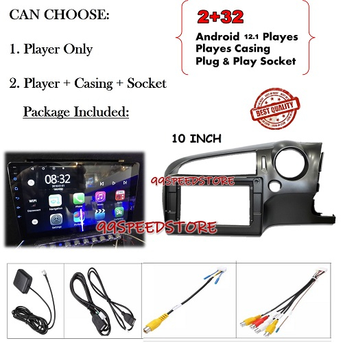 HONDA STREAM 2007 - 2013 10 INCH Android Player With OEM Casing + Plug ...
