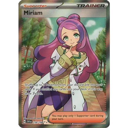 Miriam / Full Art Trainer / 238/198 / English Scarlet Violet (Pokemon TCG) | Shopee Malaysia
