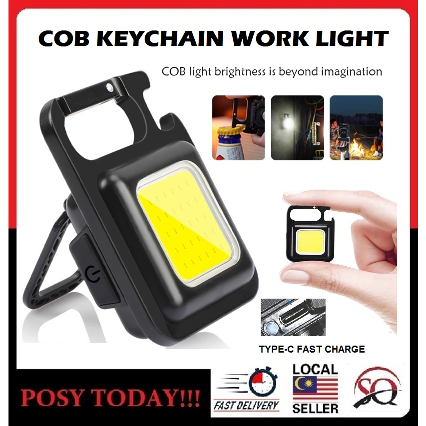 ♕LOCAL STOCK♕ Flashlight Multifunctional USB Rechargeable COB ...