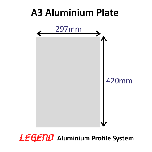 A3 A4 Size Aluminium Plate 1mm, 1.5mm, 2mm, 3mm, 4mm | Shopee Malaysia