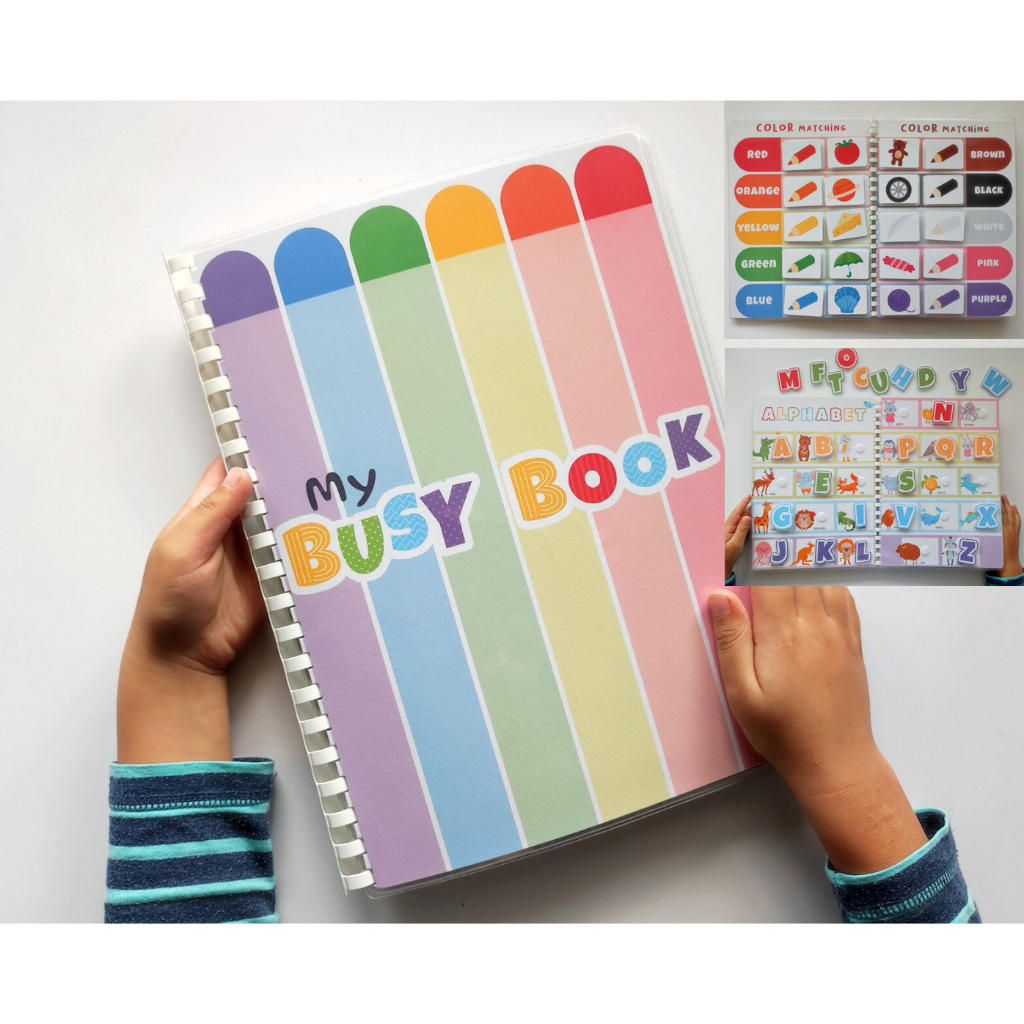 PDF] My Busy Book Color Alphabet Shape Math SeasonQuiet Kids Printable ...