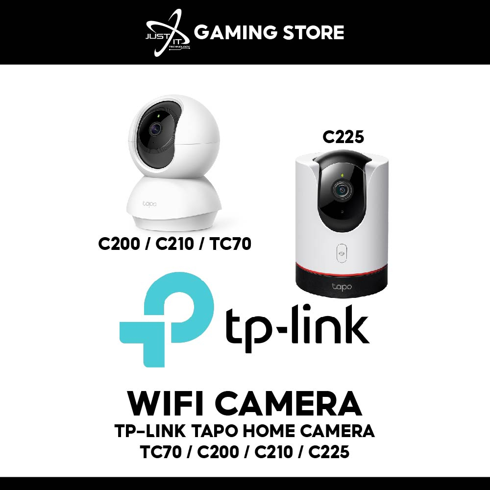 TP-LINK TAPO HOME WIFI CAMERA TC70 / C200 / C210 / C225 COMBO MIRCO SD ...