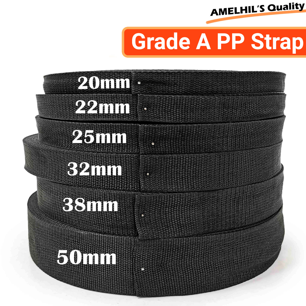 (50 METER) PP Strap Grade A Tali Beg Shoulder Strap Tali Bahu Tebal PP ...
